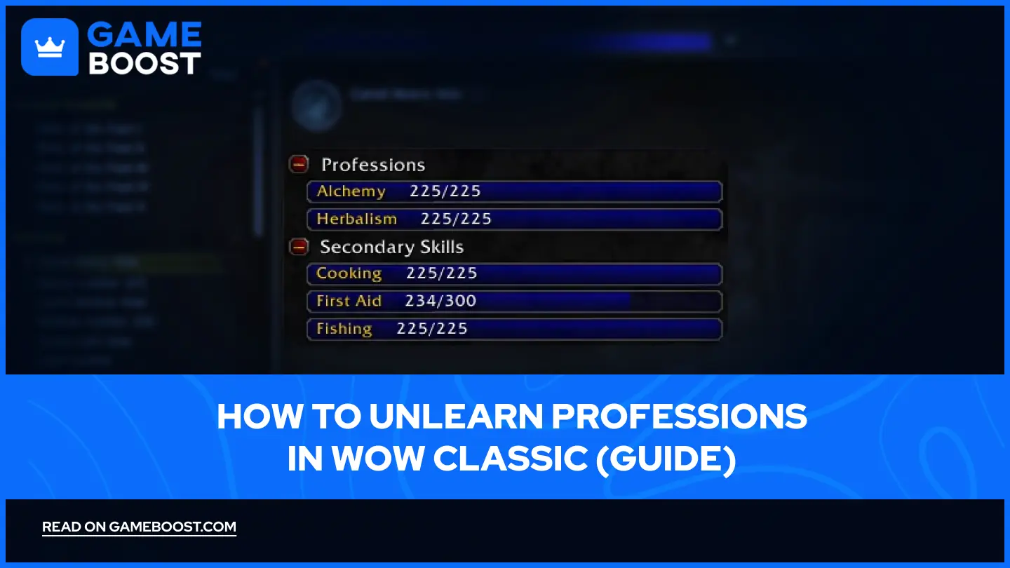 How to Unlearn Professions in WoW Classic (Guide)