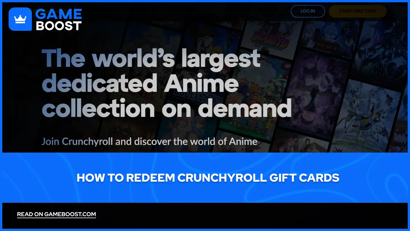 Paano I-redeem ang Crunchyroll Gift Cards