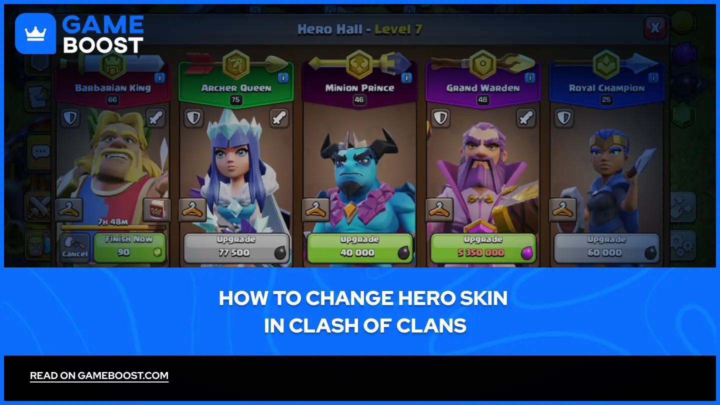 How to Change Hero Skin in Clash of Clans