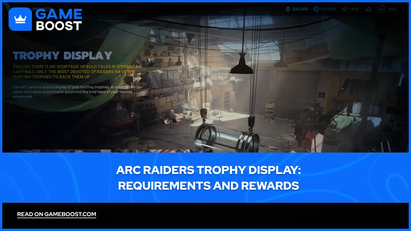 Arc Raiders Trophy Display Requirements And Rewards