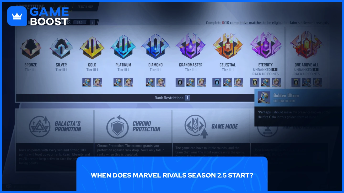 All Marvel Rivals Season Start & End Dates