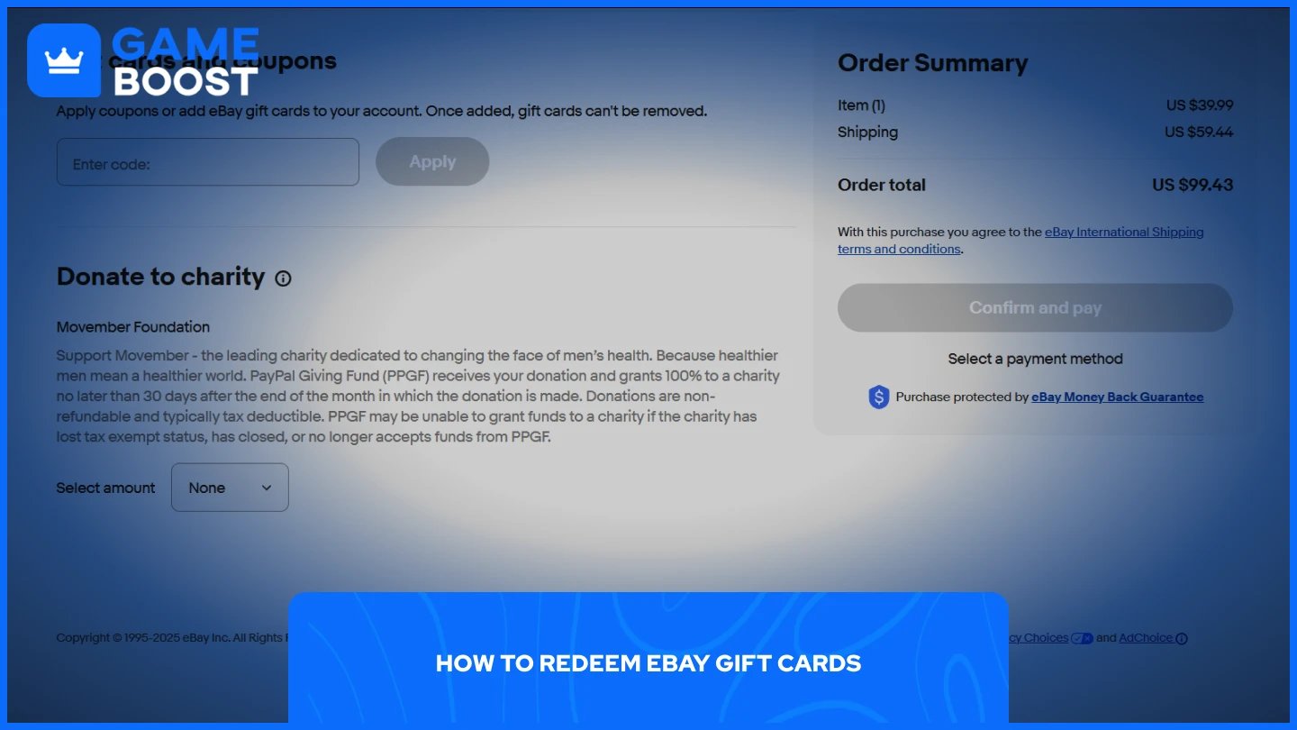 How to Redeem eBay Gift Cards: Step-by-Step Guide