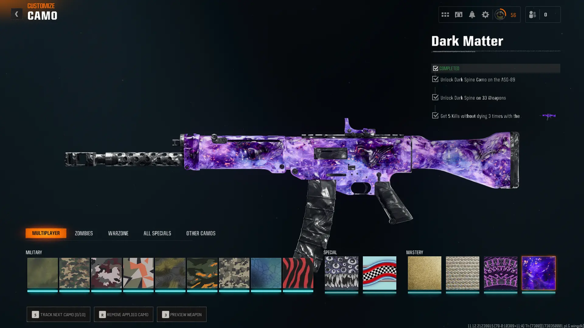 购买 BO6 & Warzone 4 Dark Matter On All Guns BO6 BLUEPRINTS MODDED ...