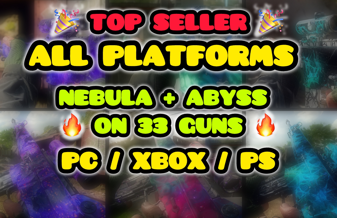 購入 BO6 🎉 ABYSS + NEBULA Camo Unlock On 50 Guns | Black Ops $75.90 で ...