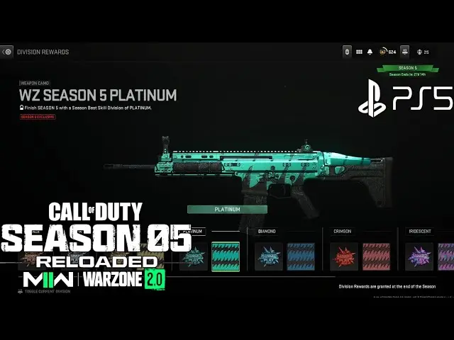 購入 🥇MW2 S5 Platinium Camo on All Guns | BLACK OPS 6 💥 | BO6 🔥 | Modded ...