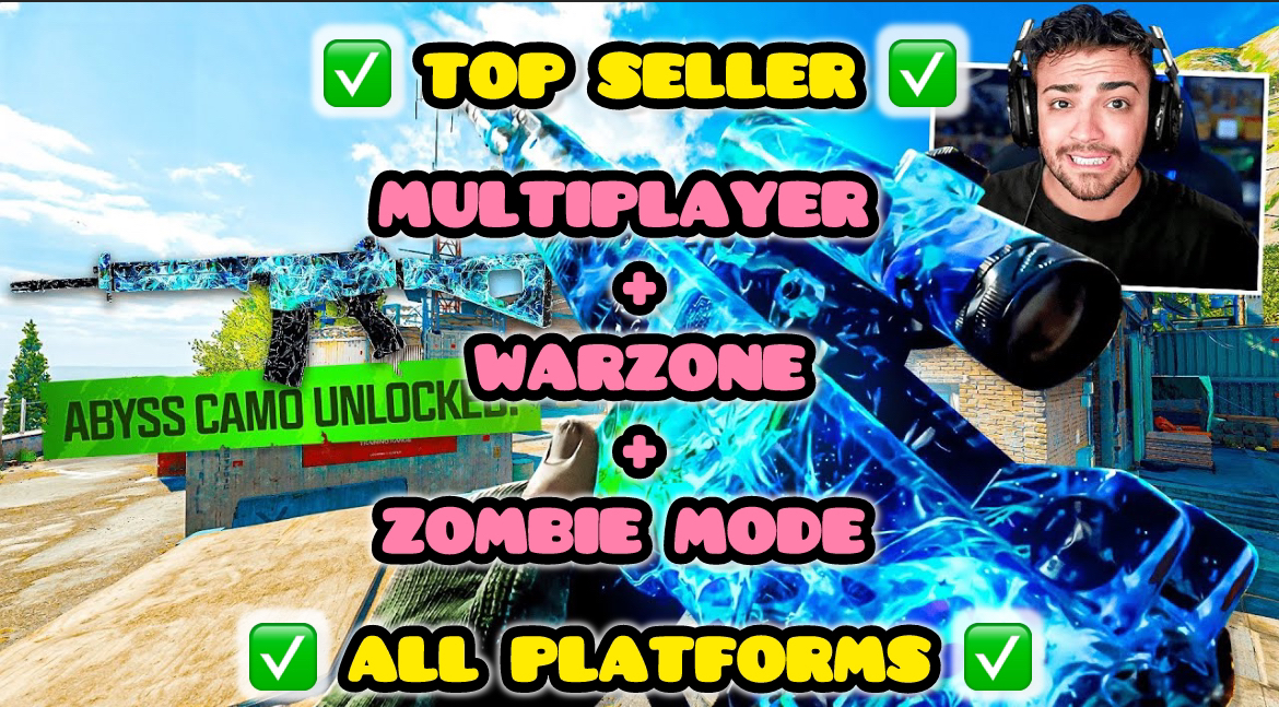 购买 BO6 🎉 ABYSS Camo Unlock On 50 Guns | Black Ops 6 售价 $34.71 | CoD 项目