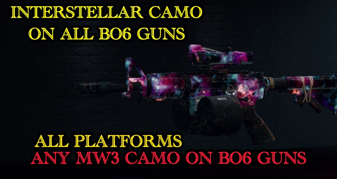 Buy 🔥 Interstellar Camo On All BO6 Guns 🔥 Black Ops 6 🔥 for $56.86 ...