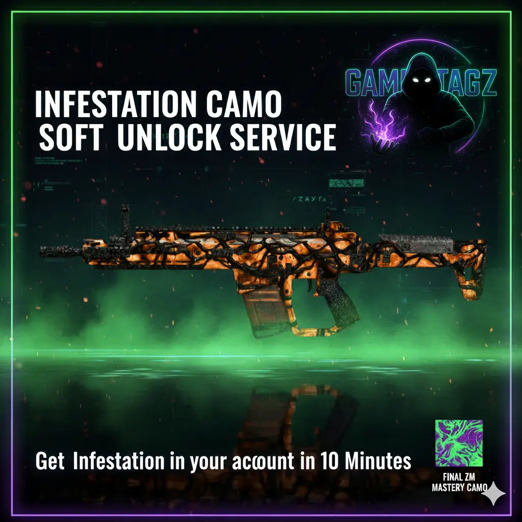 Buy BO7 30/30 Infestation Camo Soft Unlock Service (Final ZM Mastery ...