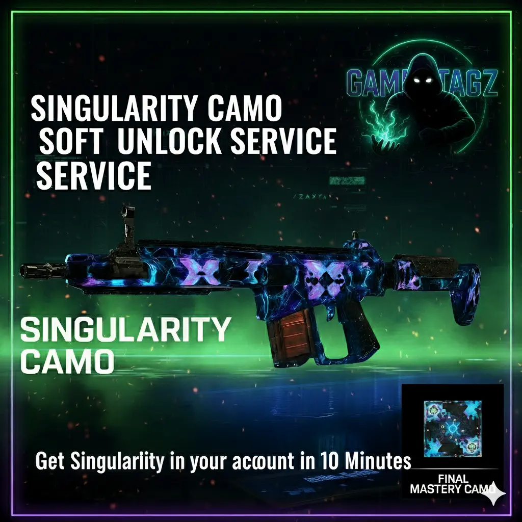 BO7 30/30 Singularity Camo Soft Unlock Service (Final MP Mastery ...