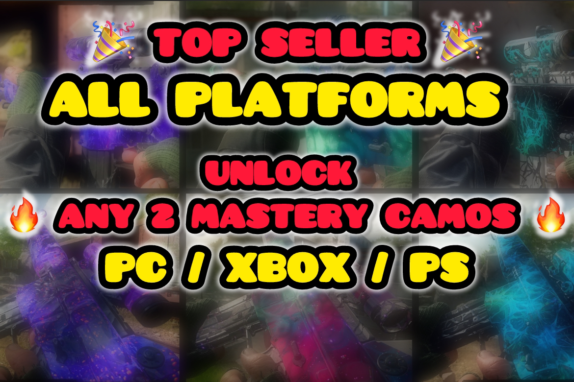 Buy (BO6 & WZ4) ANY 2 Camo Unlock On 33 Guns | Black Ops for $82.49 ...